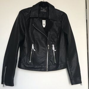 Express | Jackets & Coats | Brand New Express Leather Jacket | Poshmark